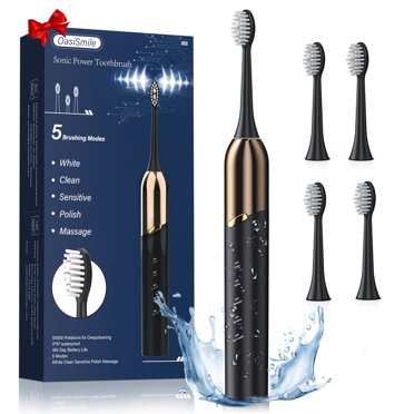 AJKSFHIU Electric Toothbrush for Adults Kid,Soft Rechargeable Electric ...