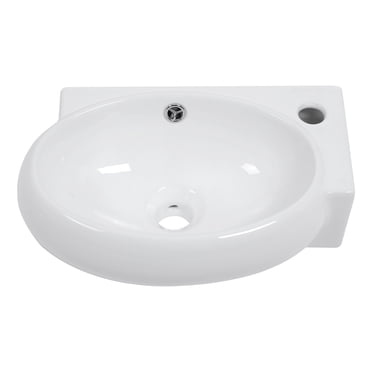 Kohler Greenwich Wall-Mount Bathroom Sink With Single Faucet Hole, 20-3 ...