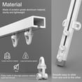 Ceiling Curtain Track, Telescopic Ceiling Mount Curtain Track System ...