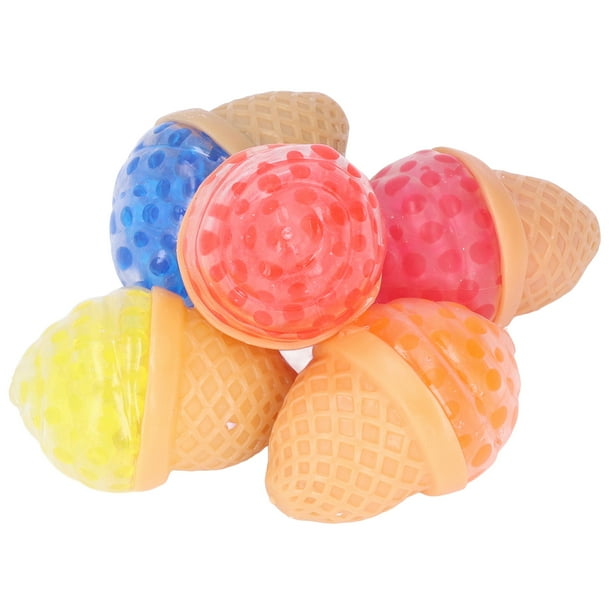 Fugacal Ice Cream Stress Relief Balls,12pcs Kids Squeeze Ball Toy Ice ...