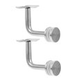 LOLIPPYY 2Pcs Stainless Steel Handrail Bracket Wall Mounted Support for ...