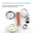 Colorful Led High Pressure Negative Ionic Filter Handheld Shower Head