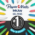 (2 pack) Paper Mate InkJoy Bright Pens, Gel Pens, Medium Point (0.7mm ...