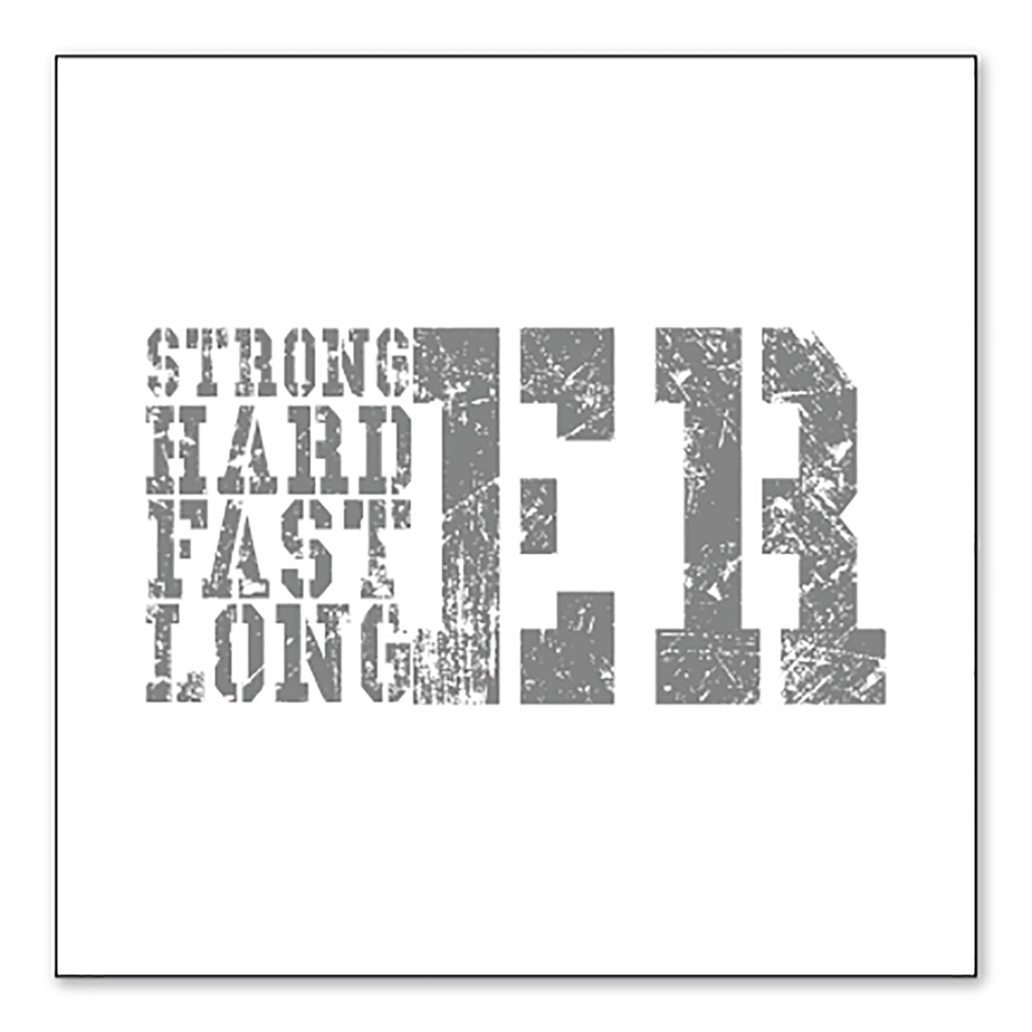 DistinctInk Custom Bumper Sticker - 10" x 10" Decorative Decal - White ...