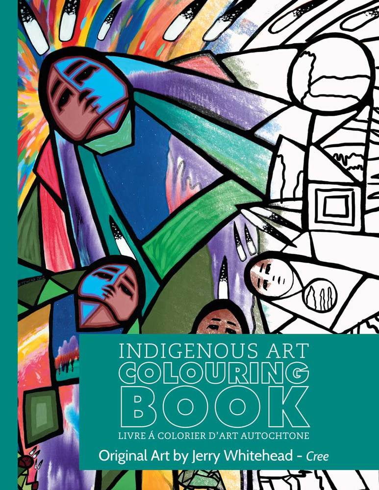 Indigenous Collection Jerry Whitehead - Cree Colouring Book | Walmart ...