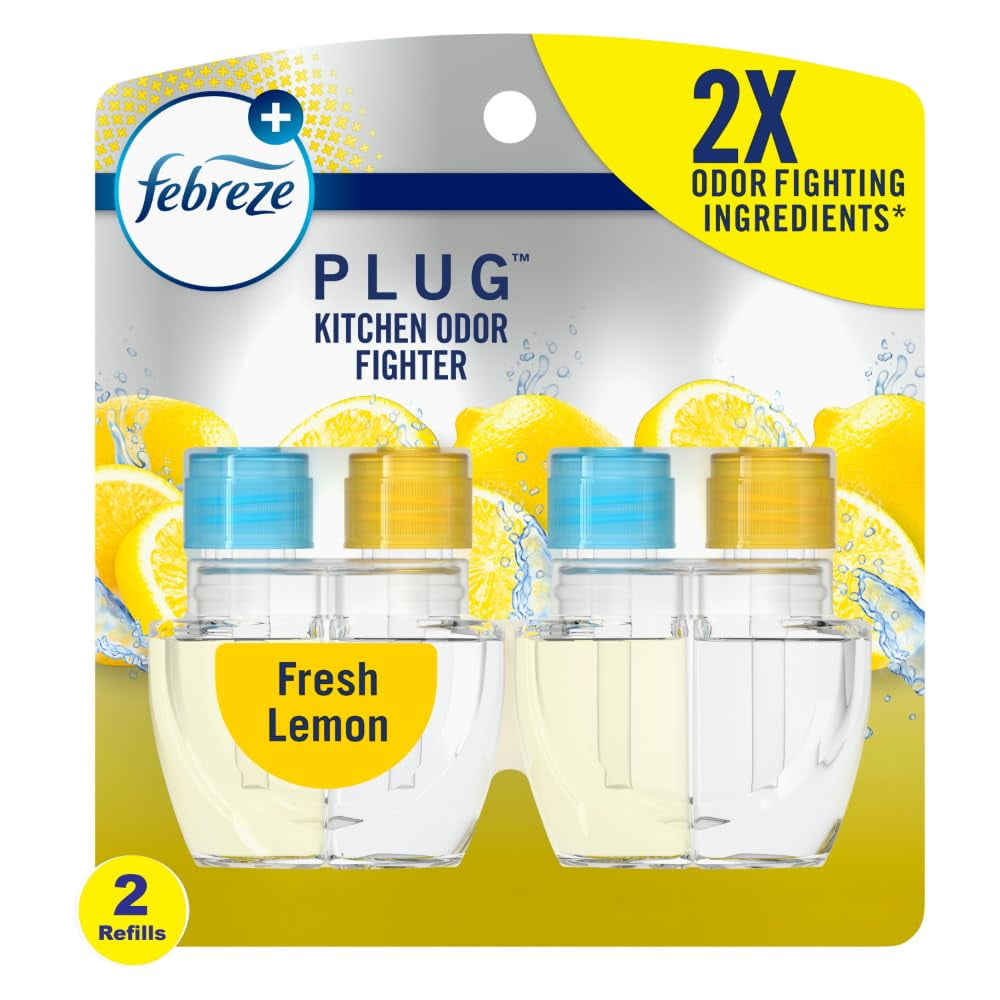 Ambientador Febreze Plug In Odor Fighter Kitchen 2 recambios | Walmart ...