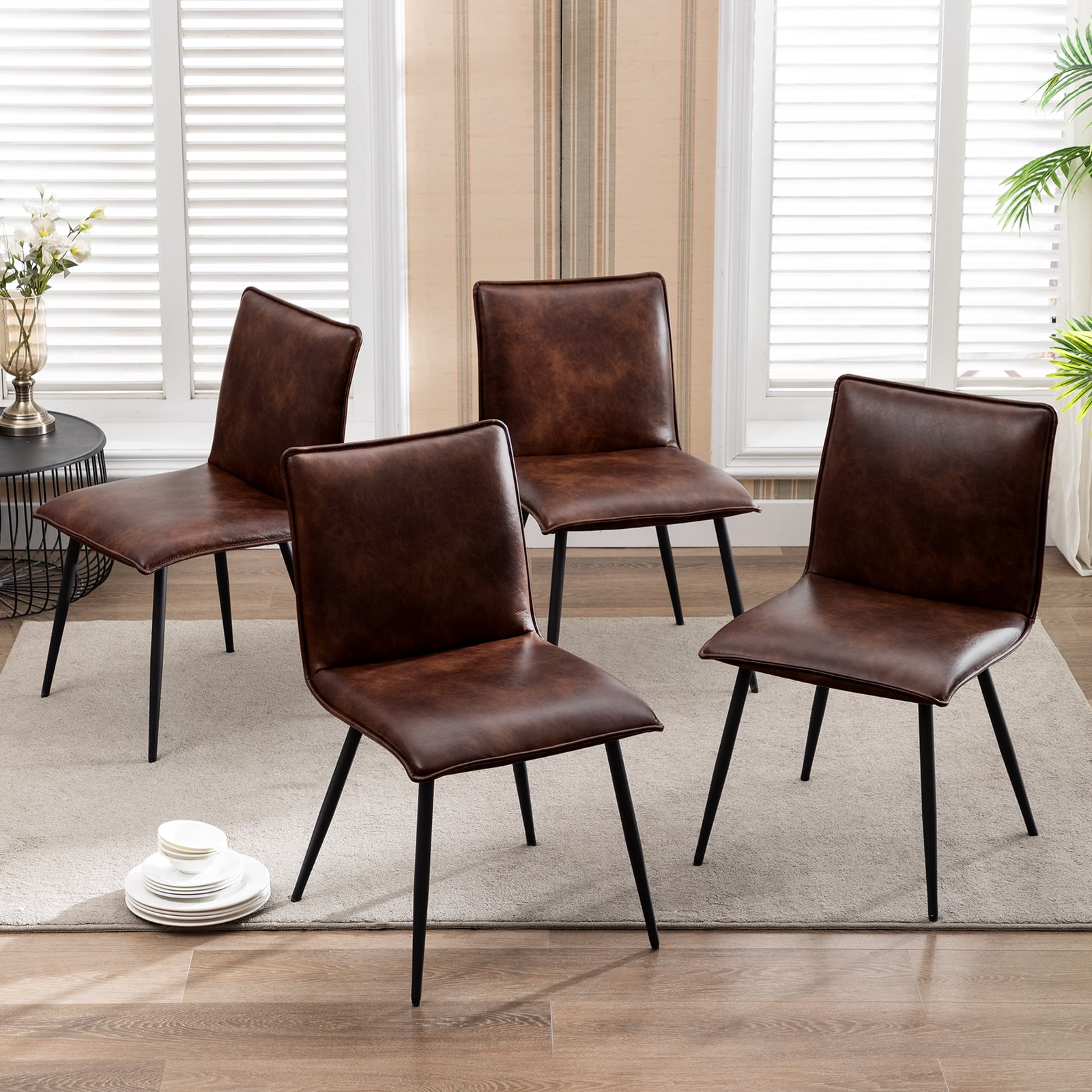 Leather Dining Room Chairs Modern