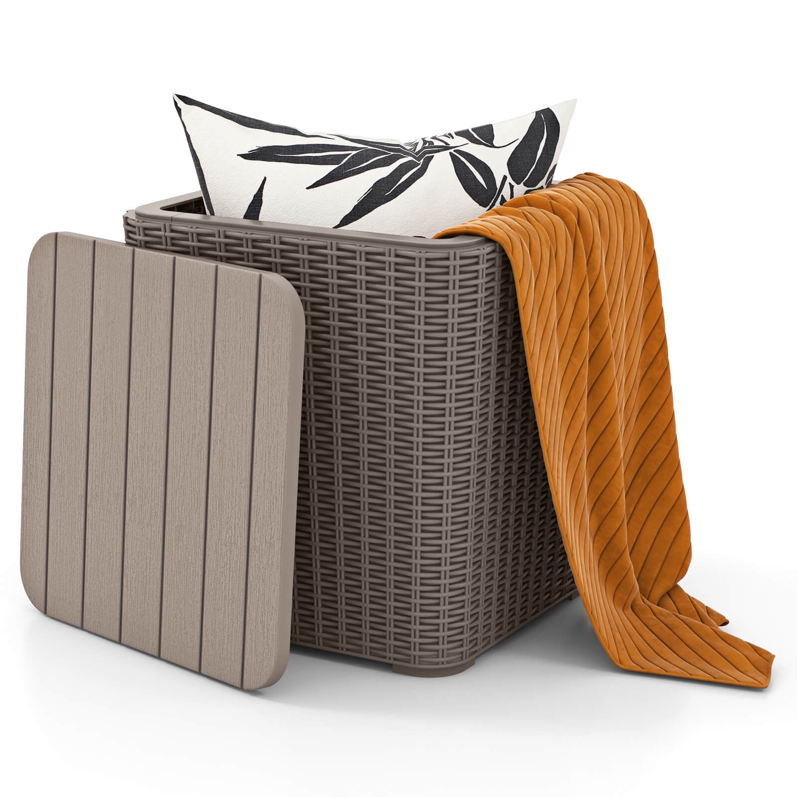 Click here for Costway 11.5 Gallon Water-Proof Deck Box With Remo... prices