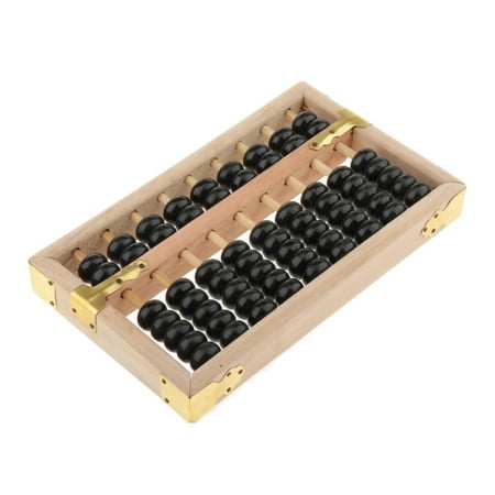 Vintage Style Wooden Abacus Soroban 9 Column Math Professional Abacus ...