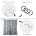 54x78 Inch Shower Curtain Decorative Forest Woodland Bathtub Bath ...