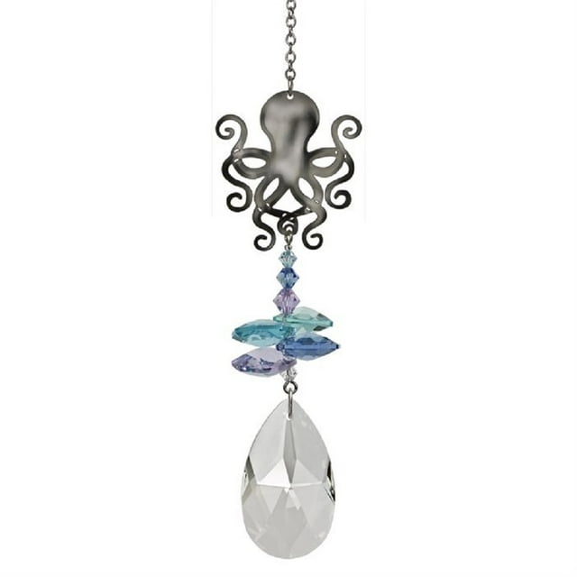Woodstock Chimes 10 in. Crystal Fantasy Suncatcher - Octopus - Walmart.com