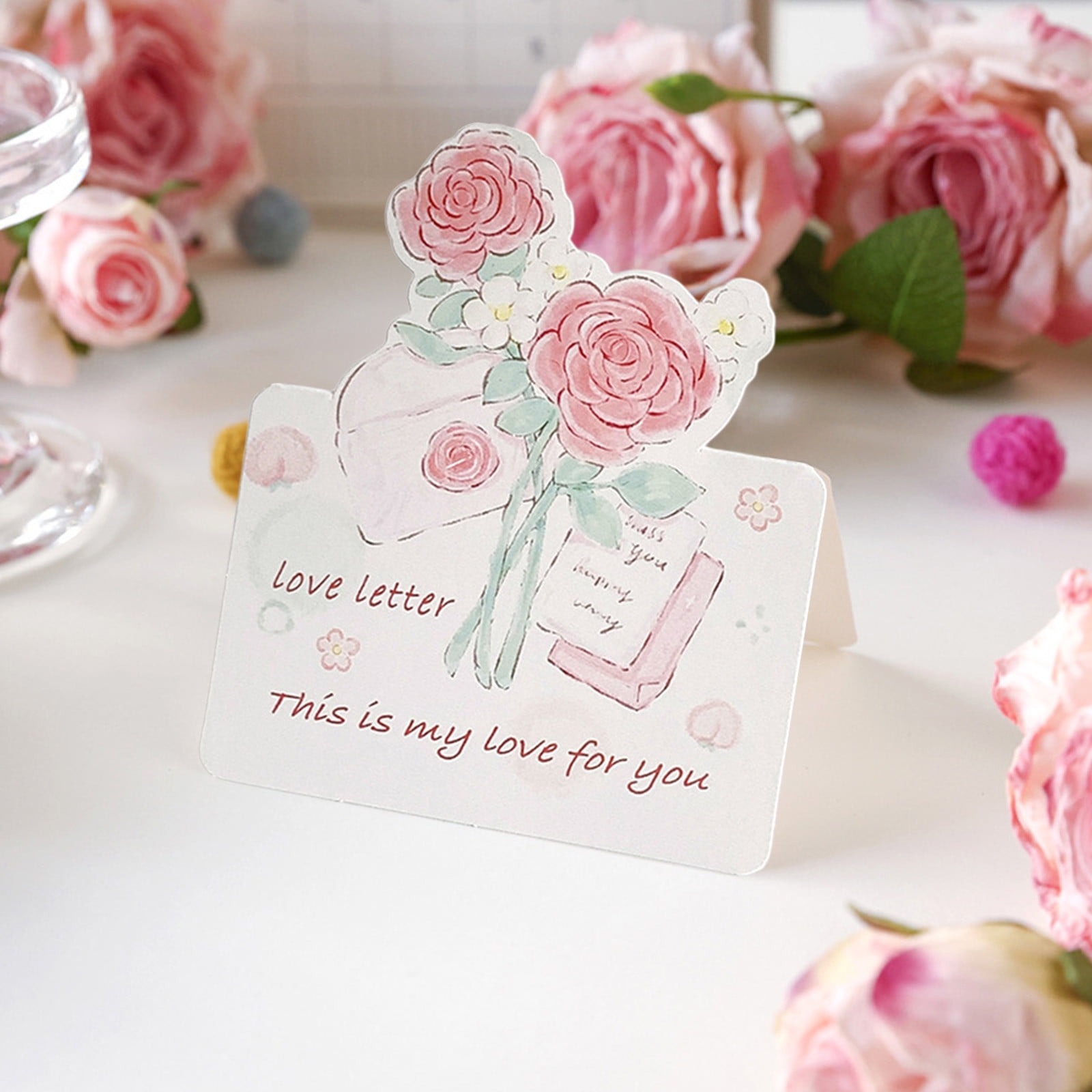 Click here for Icqovd Three Dimensional Flower Bouquet Greeting C... prices