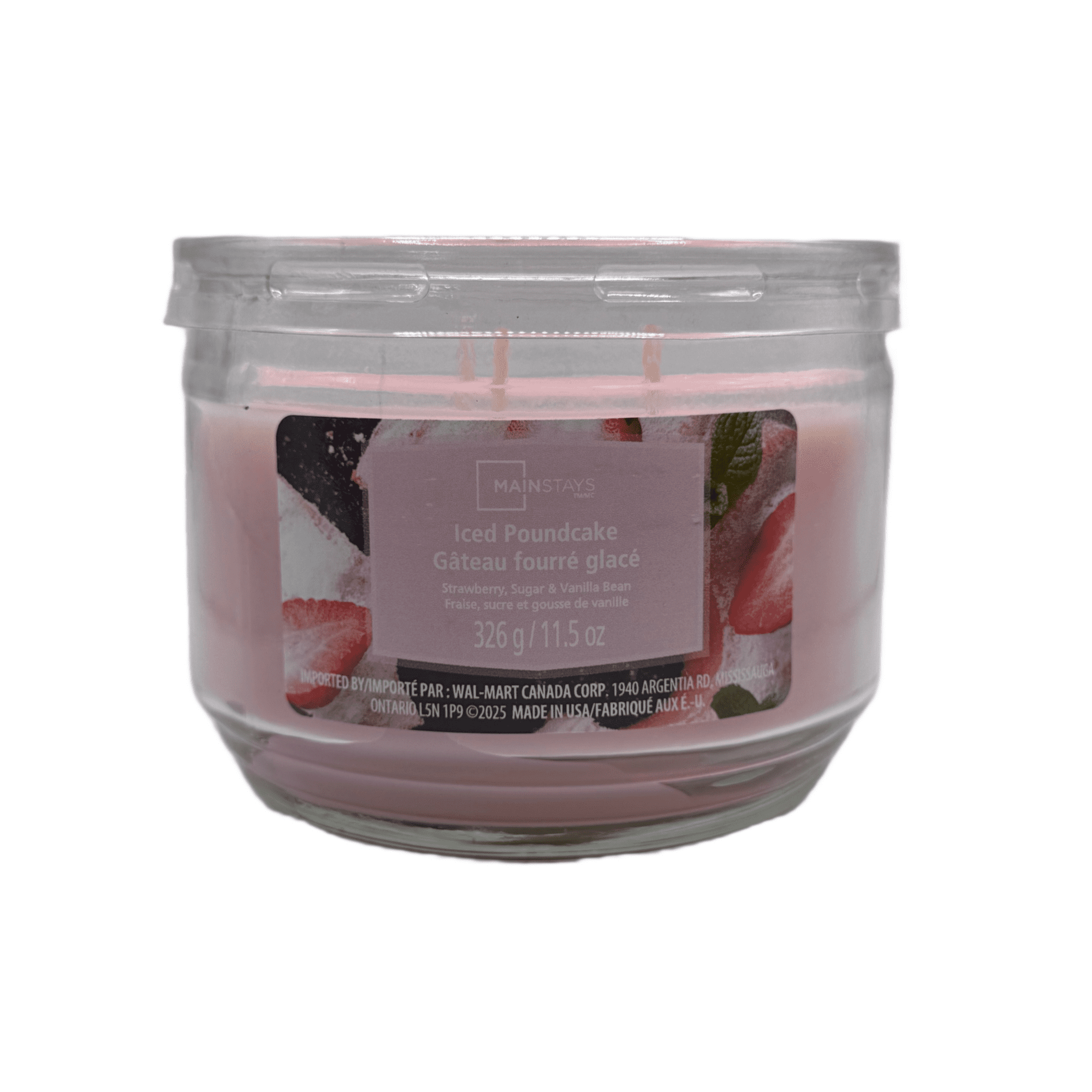 Click here for Mainstays Iced Poundcake Scented 3-Wick Glass Jar... prices