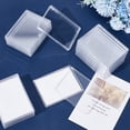 15Pcs Plastic Packing Boxes with Lid Rectangle Clear 7x9.4x1.1cm ...
