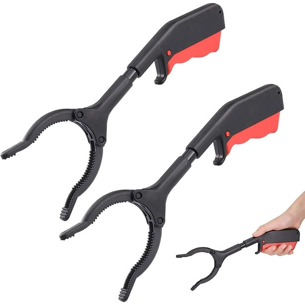 pinzas cortas para recoger objetos de 11,8 pulgadas para adultos y ...