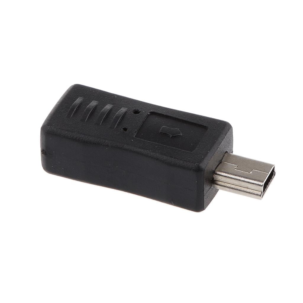 Converte Adaptor For Micro USB Female To Mini USB 5p Male Adapter ...