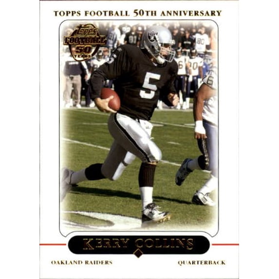 2005 Topps #72 Kerry Collins NFL Football Trading Card - Walmart.com
