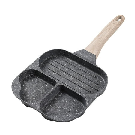Nonstick Pan Divided Grill Frying Pan Egg Pan Omelette Pan Breakfast ...