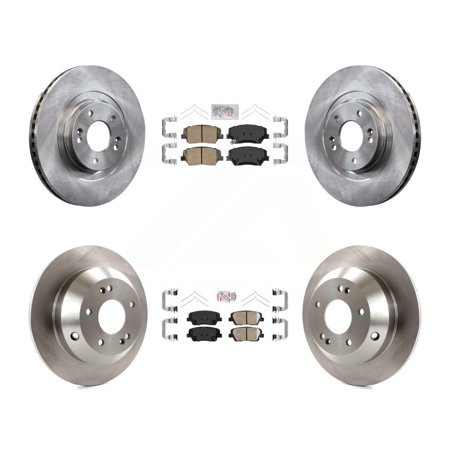Transit Auto - Front Rear Ceramic Pads And Disc Brake Rotors Kit For Kia Sorento Hyundai Santa ...