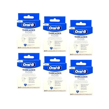 Crest Braces Care Floss Threader, Single-Use Packets (30), Oral Hygiene ...