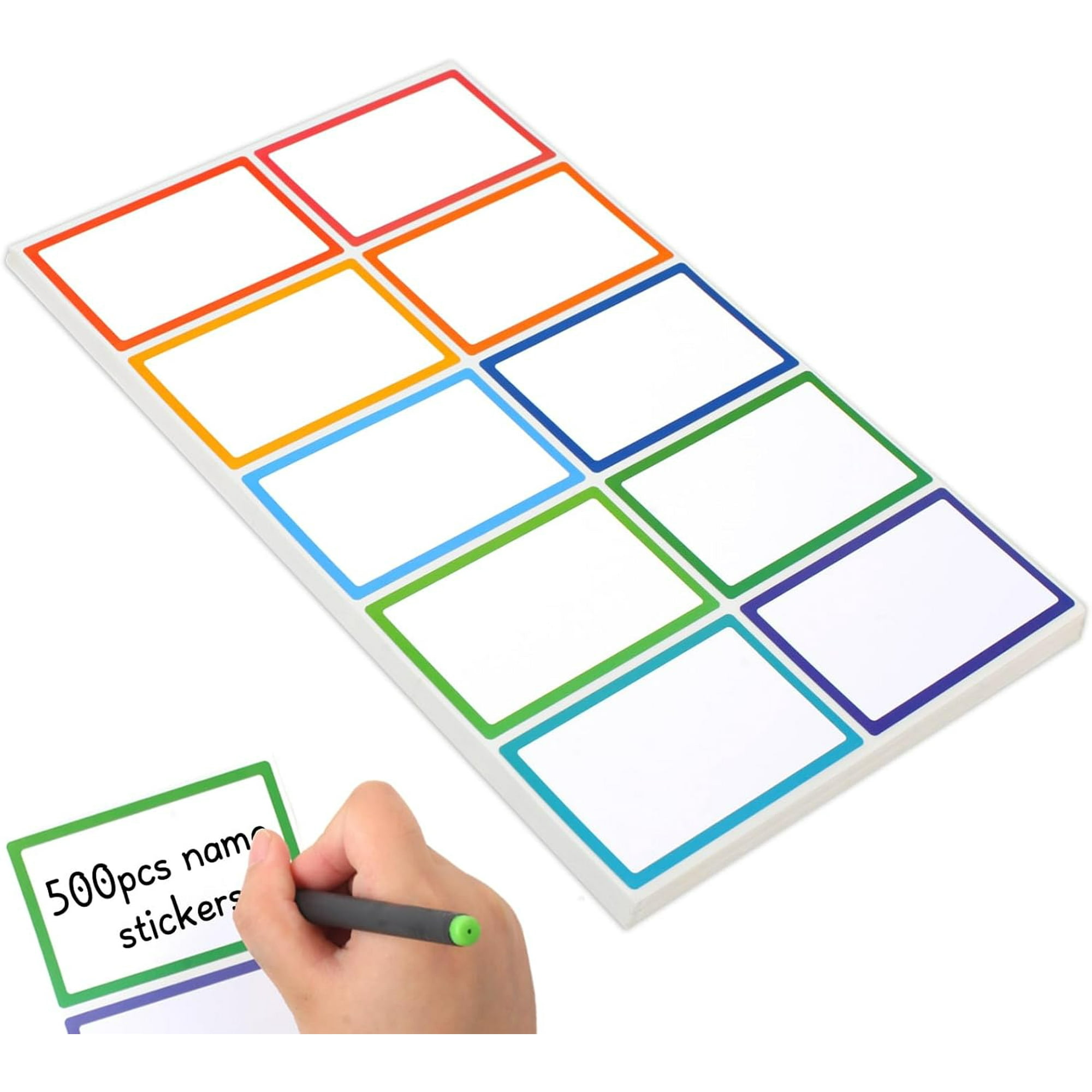 Click here for Lrrf 500pcs Name Labels  3.5x2.25 Inch Blank Namet... prices