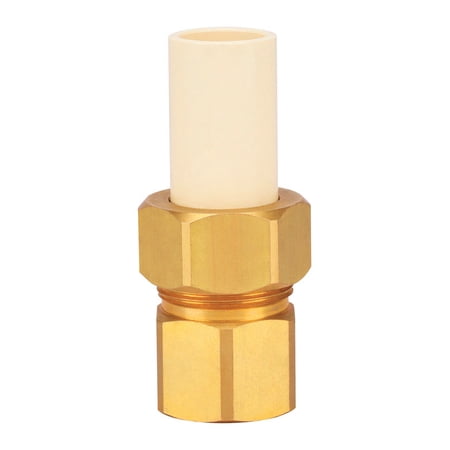 Homewerks Schedule 40 3/4 in. Compression T X 3/4 in. D FPT CPVC/Brass ...