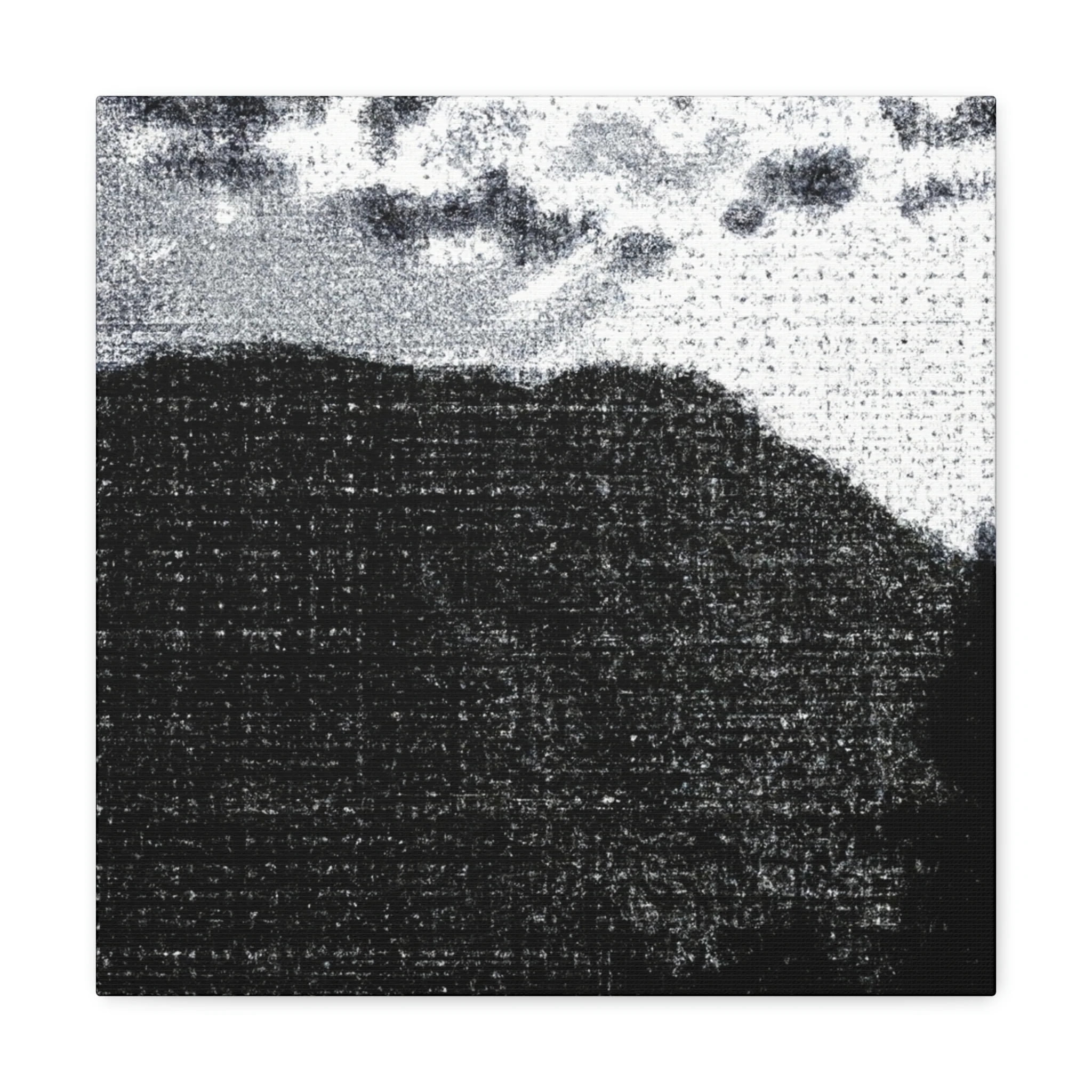 Majestic Mountain Pointillism - Canvas - Walmart.com