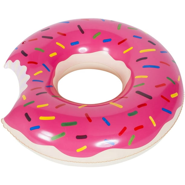 Inflatable donut swim ring; Swimming ring for pool parties, air ...