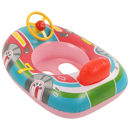 Kids Pool Float, Yacht With Wheel Strong PVC Yacht Pool Float For ...