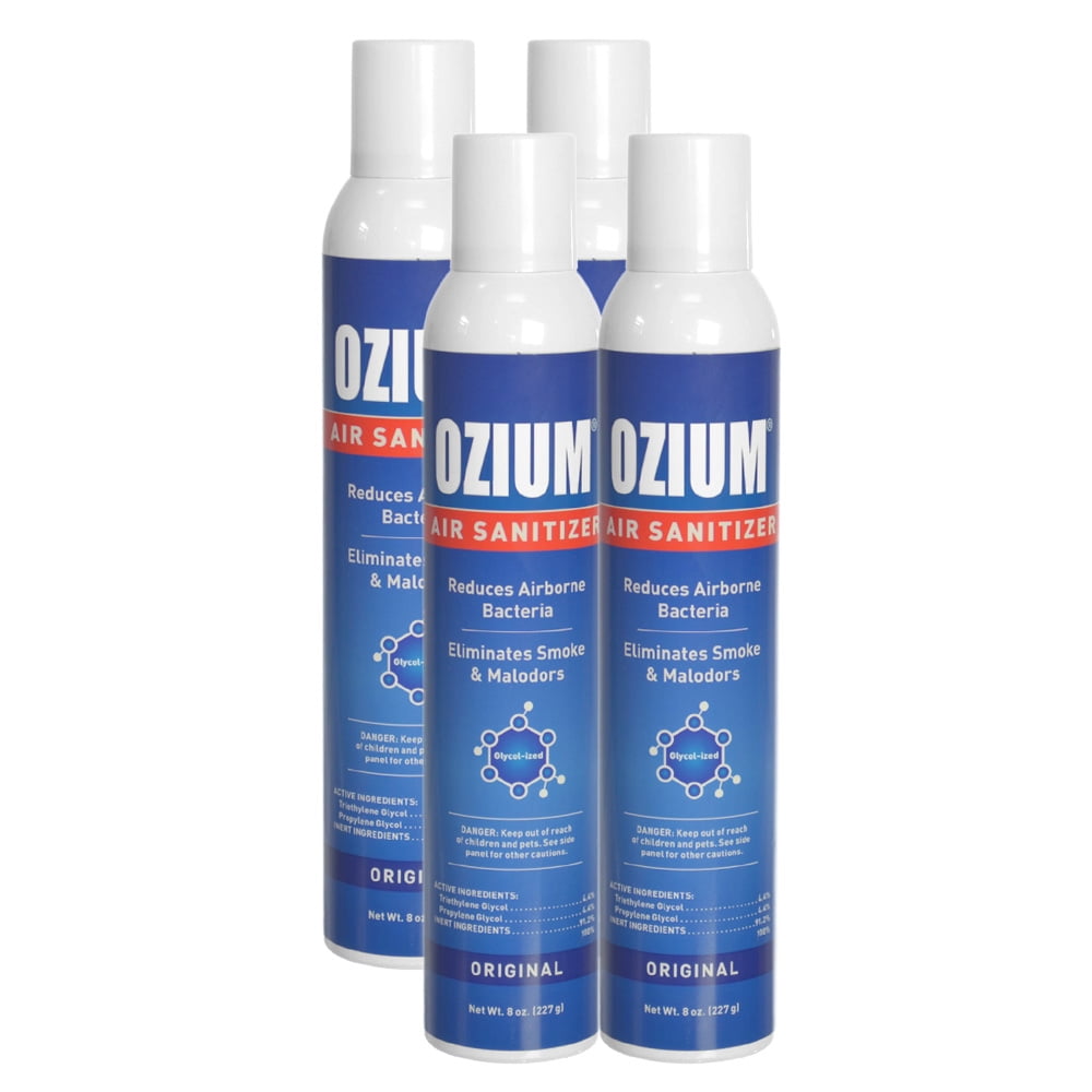 Ozium Air Sanitizer 8 Oz. Spray (Pack of 4) - Walmart.com - Walmart.com