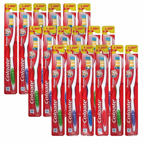 24-Pack Colgate Premier Extra Clean Toothbrushes - Walmart.com