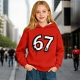 67 Six-Seven Meme Hoodies for Girls & Boys Loose Casual Ultra-Soft 6 7 ...