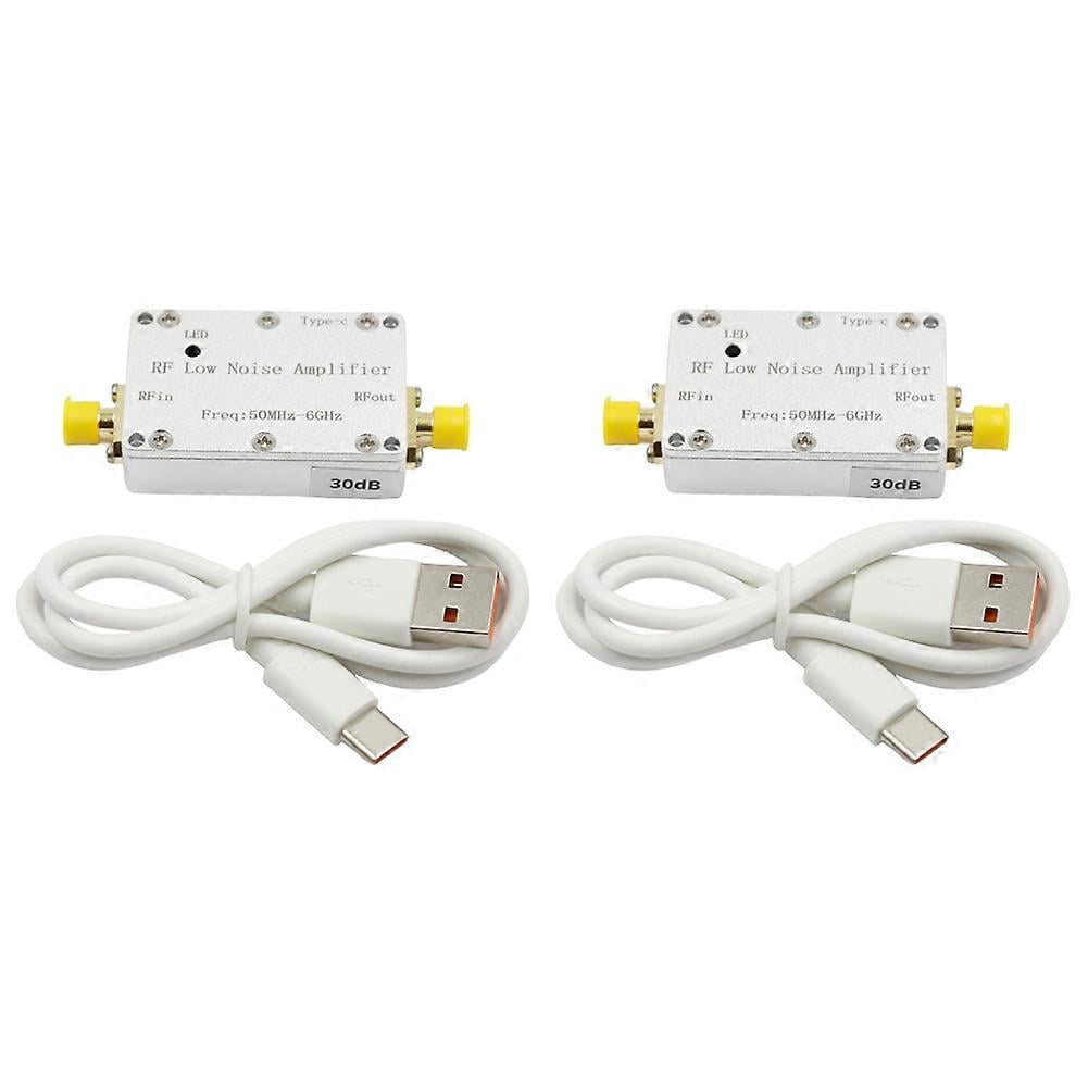 50M-6GHz RF Low Noise Amplifier High-Gain LNA Drive Receiver 30dB ...