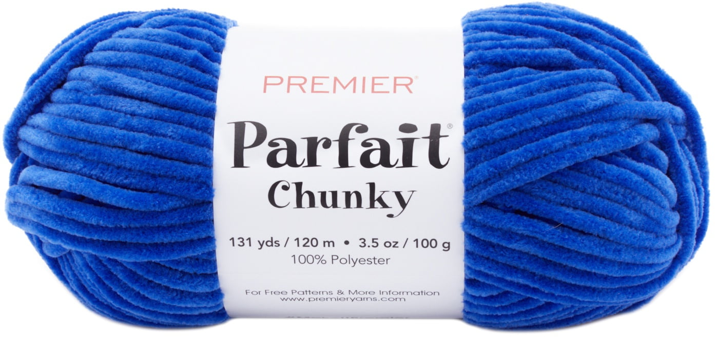 Premier Yarns Parfait Chunky Yarn-Classic Blue - Walmart.com
