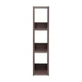 IRIS USA Slim 3-Shelf Open Wood Book Storage Office Shelving Unit ...