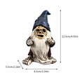 Classic Halloween Skeleton Figure Resin Prop, Spooky Haunted House ...