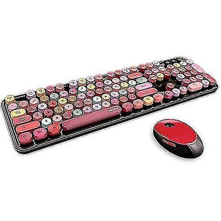 Wireless Keyboard, Mechanical Keyboard Unique Design Keyboard, Retro ...