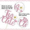 Two Cute Cake Topper,Happy 2nd Birthday Party Decoration Supplies,Sweet ...