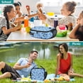 ALAZA Ocean Octopus Turtles Whale Insulated Lunch Box Lunch Bag Cooler ...