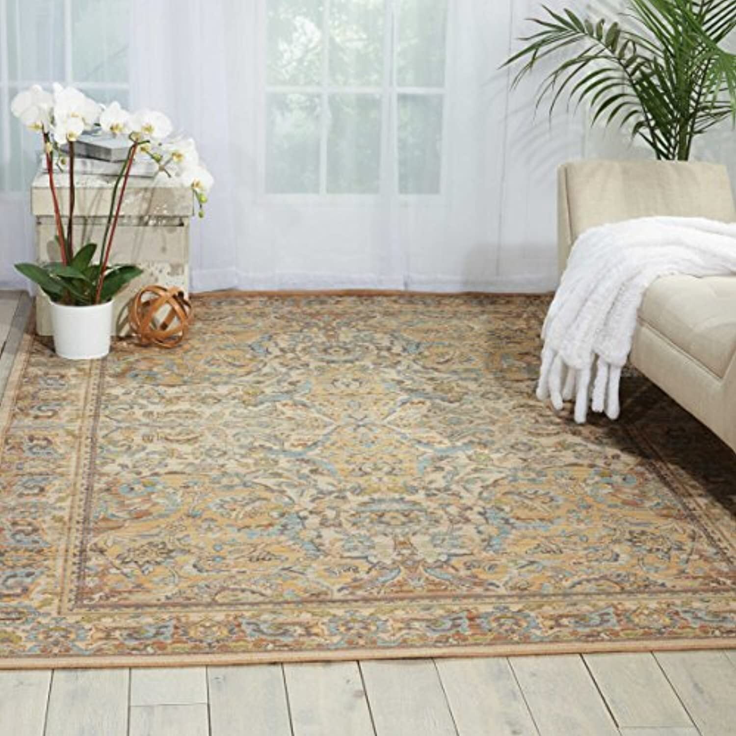 Nourison 12' x 15' Timeless Beige Rectangle Area Rug - Walmart.com