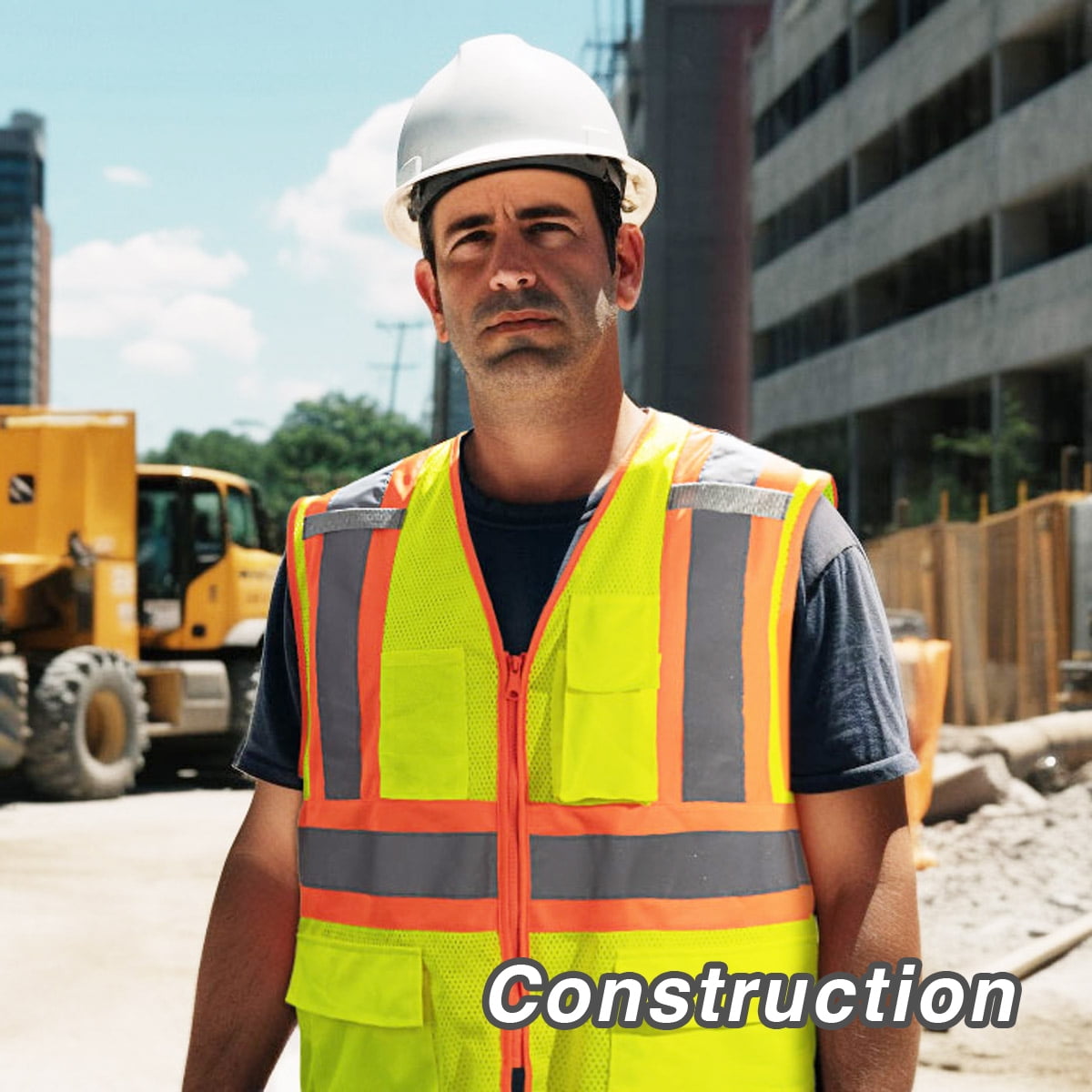 Construction Safety Vests With Pockets