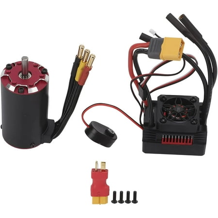 RC Car Supersonic Motor Set with 80A ESC 1/10 RC Vehicle 3665 3150KV ...