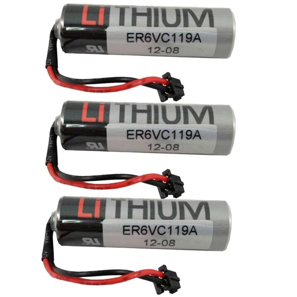 (3 Pack) 3.6V ER6V ER6VC119A ER6VC119B 2400mah Lithium Battery ...