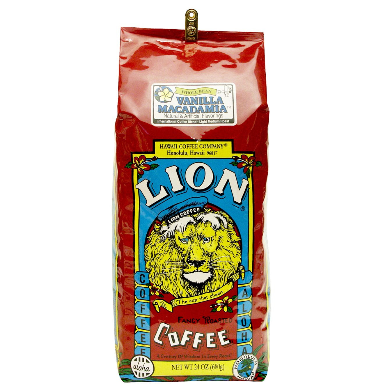 Lion Coffee Whole Bean Coffee, Vanilla Macadamia 24 oz. - Samsclub.com