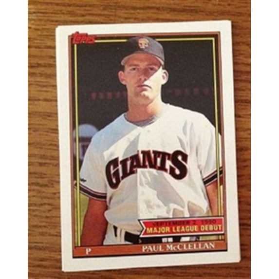 1991 Topps Major League Debut 1990 '90 SF Giants Team Set 8 Cards ...