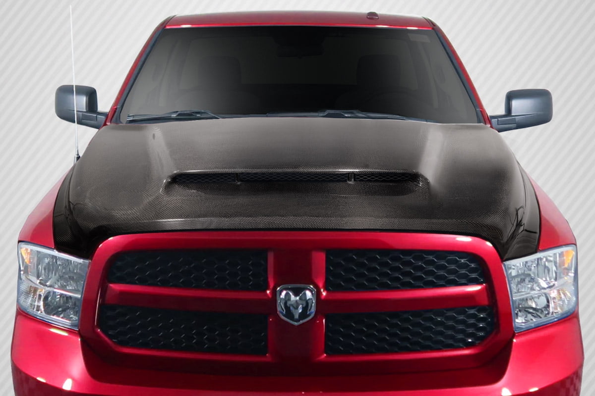 2009-2018 Dodge Ram 1500 Carbon Creations Demon Look Hood - 1 Piece ...
