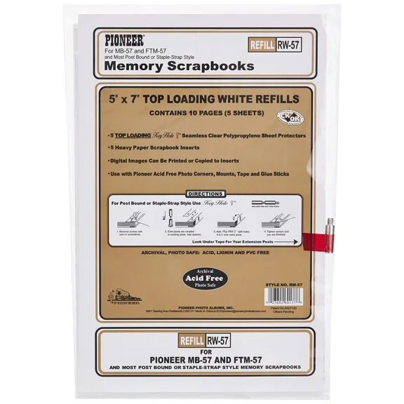 BCW Pro 4-Pocket Photo Protective Page, Holds 3.5" x 5.25" Photos (100 ...