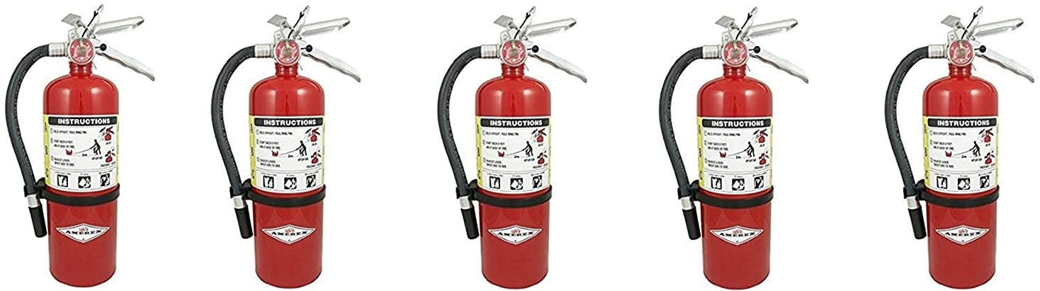 Amerex B402, 5lb ABC Dry Chemical Class A B C Fire Extinguisher, with ...