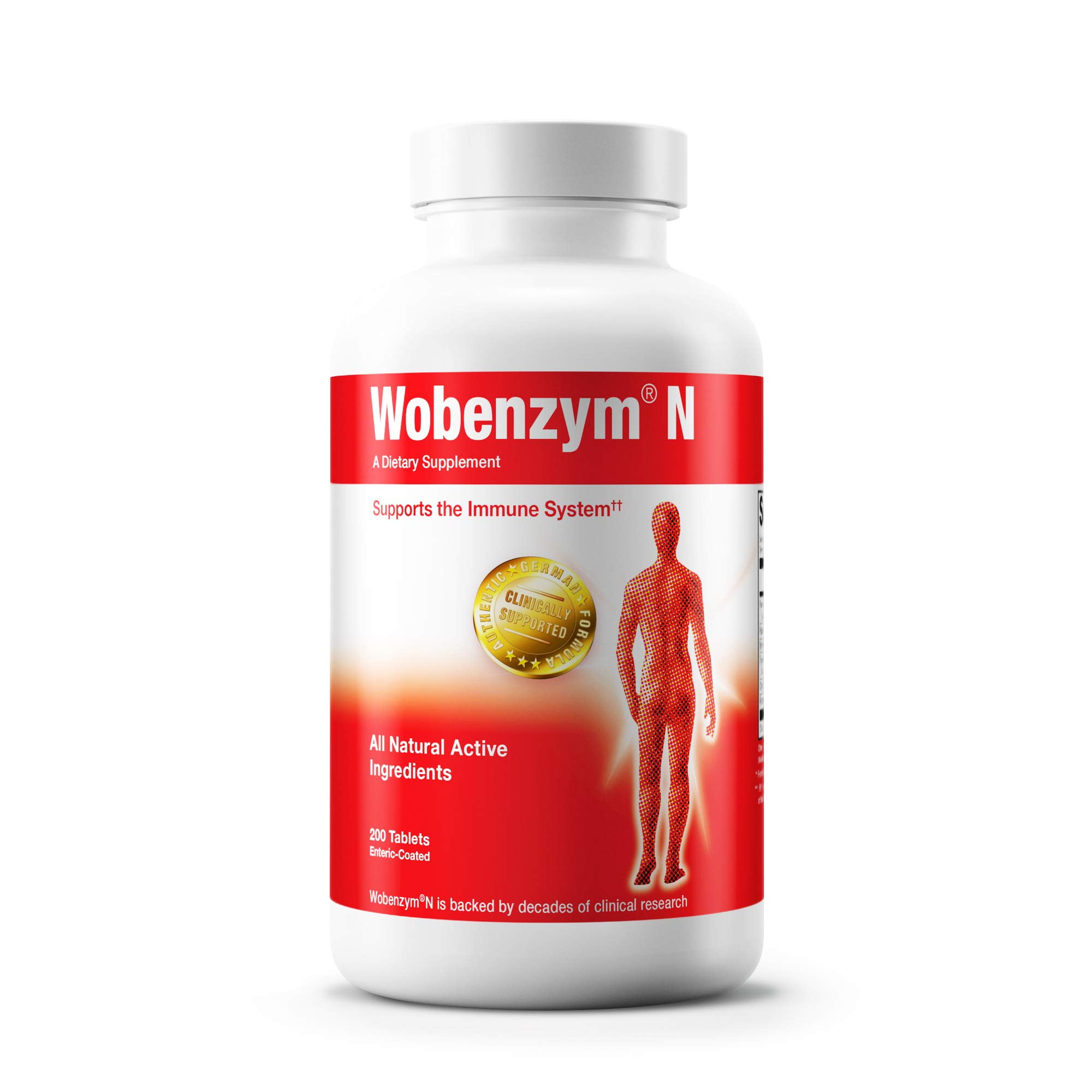Suplemento Wobenzym N 200 comprimidos | Walmart en línea