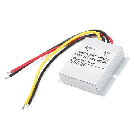 Rdeghly DC‑DC Voltage Reducer 48V To 12V 10A 120W Waterproof Voltage ...